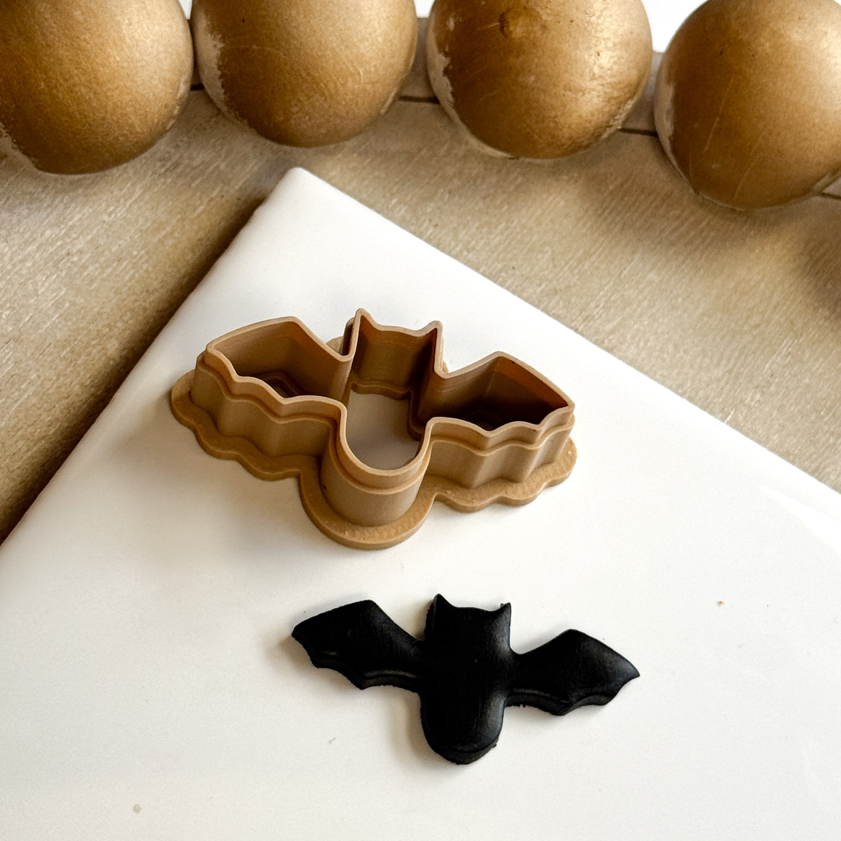 Bat Horizontal Polymer Clay cutter – Meggz and Jae